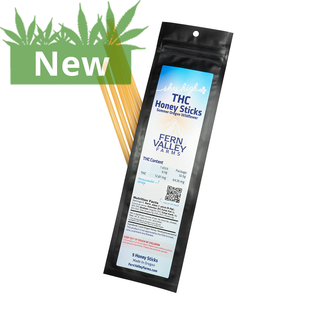 THC Honey Sticks - Fern Valley Farms
